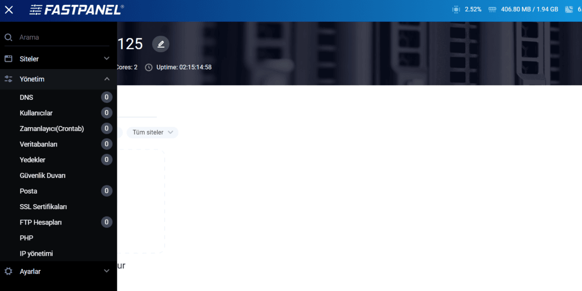 FastPanel Kurulumu (Detaylı Anlatım) - Ümit Turanlı